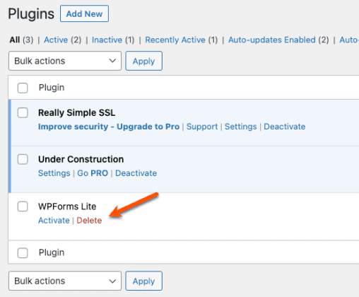 Why Deactivate and Delete WordPress Plugins & How To Do It?